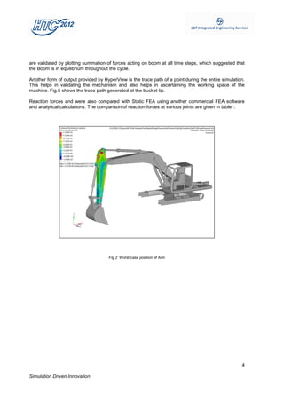 Mbd 04 multi-body_simulation_of_earthmoving_equipment_l&t | PDF