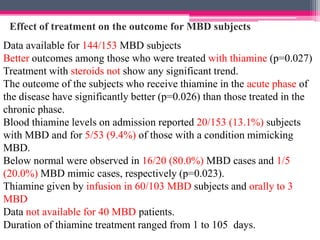 Marchiafava–Bignami disease (MBD) | PPTX