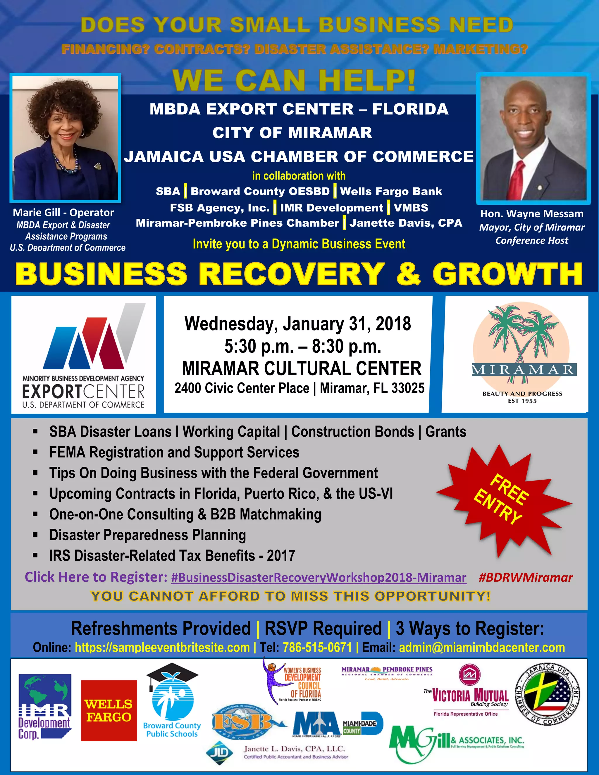Mbda city of miramar - sba - disaster recovery flyer - 1 - 31-2018 | PDF