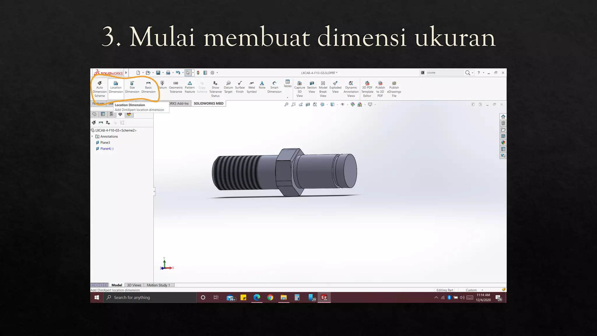 MBD (Modelling Based Definition) Solidworks | PPT | Free Download