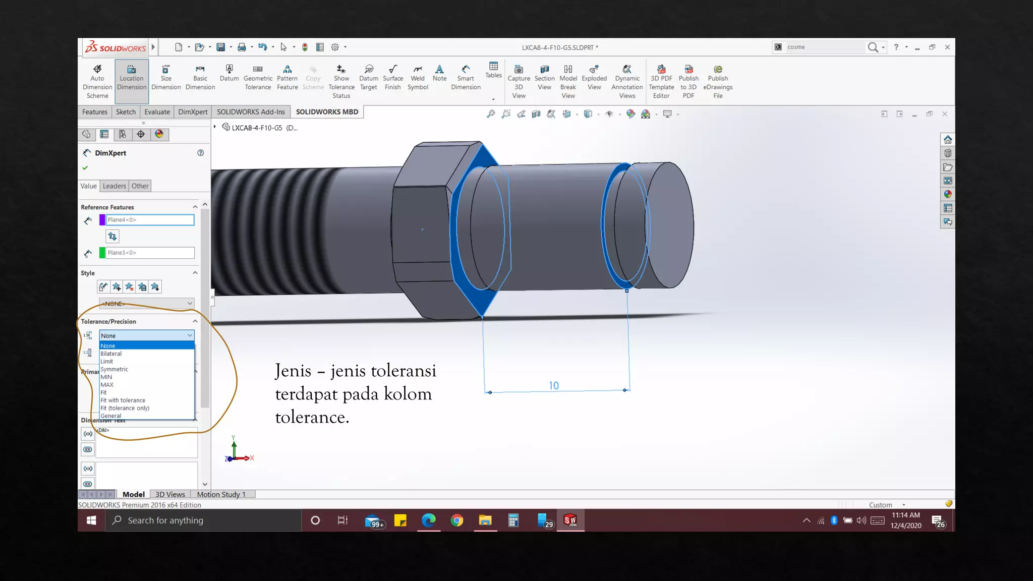MBD (Modelling Based Definition) Solidworks | PPT | Free Download