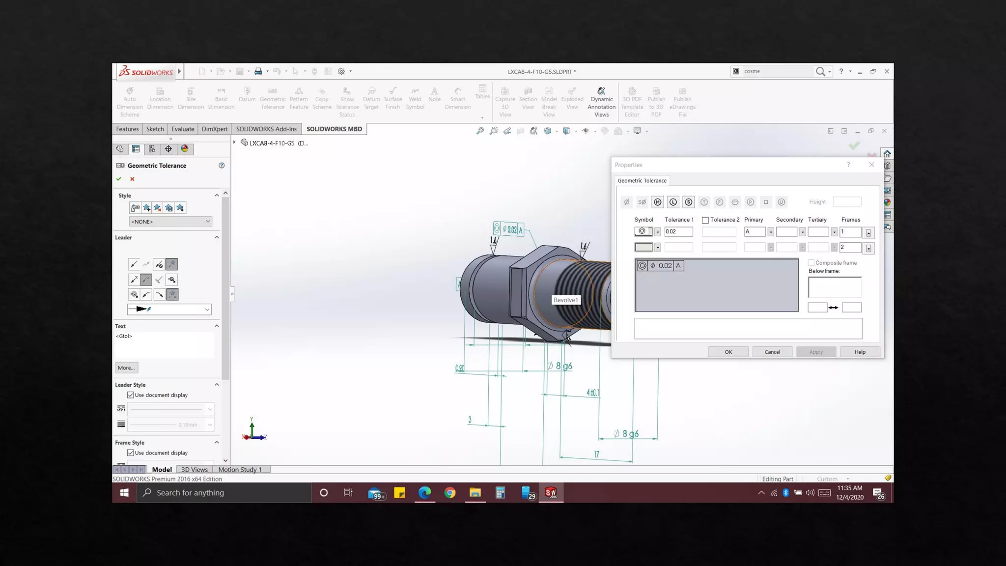 MBD (Modelling Based Definition) Solidworks | PPT | Free Download