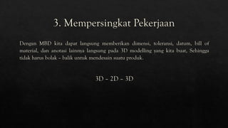 MBD (Modelling Based Definition) Solidworks | PPT