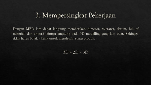 MBD (Modelling Based Definition) Solidworks | PPT | Free Download