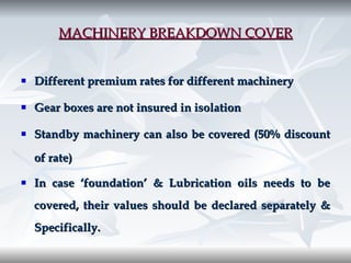 Machinery Breakdown Insurance | PPT