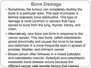 Metastatic Bone Disease & Role of Zoledronic Acid | PPTX