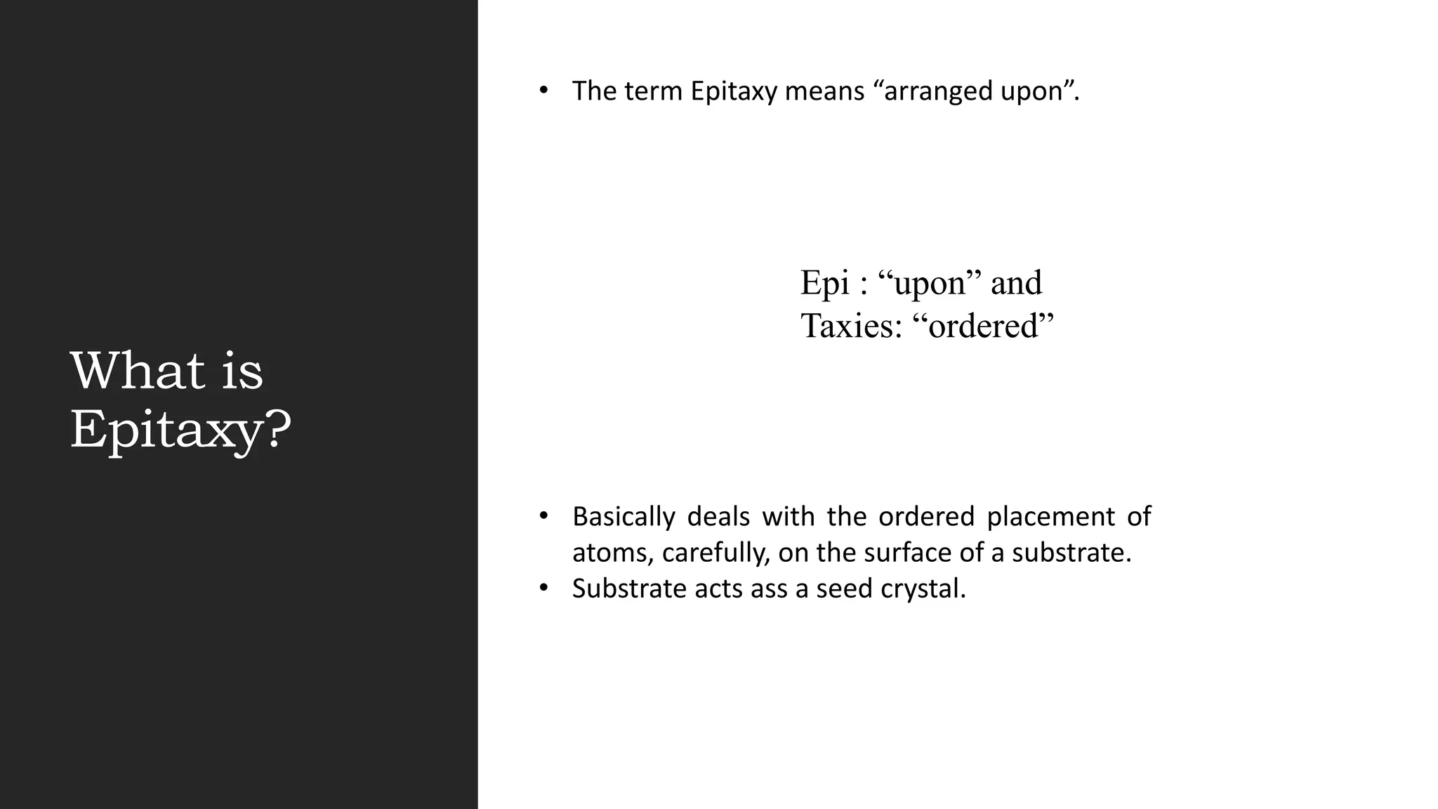Molecular Beam Epitaxy | PPTX | Chemistry | Science
