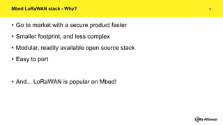 Mbed LoRaWAN stack: a case study - LoRa Alliance AMM Tokyo | PDF
