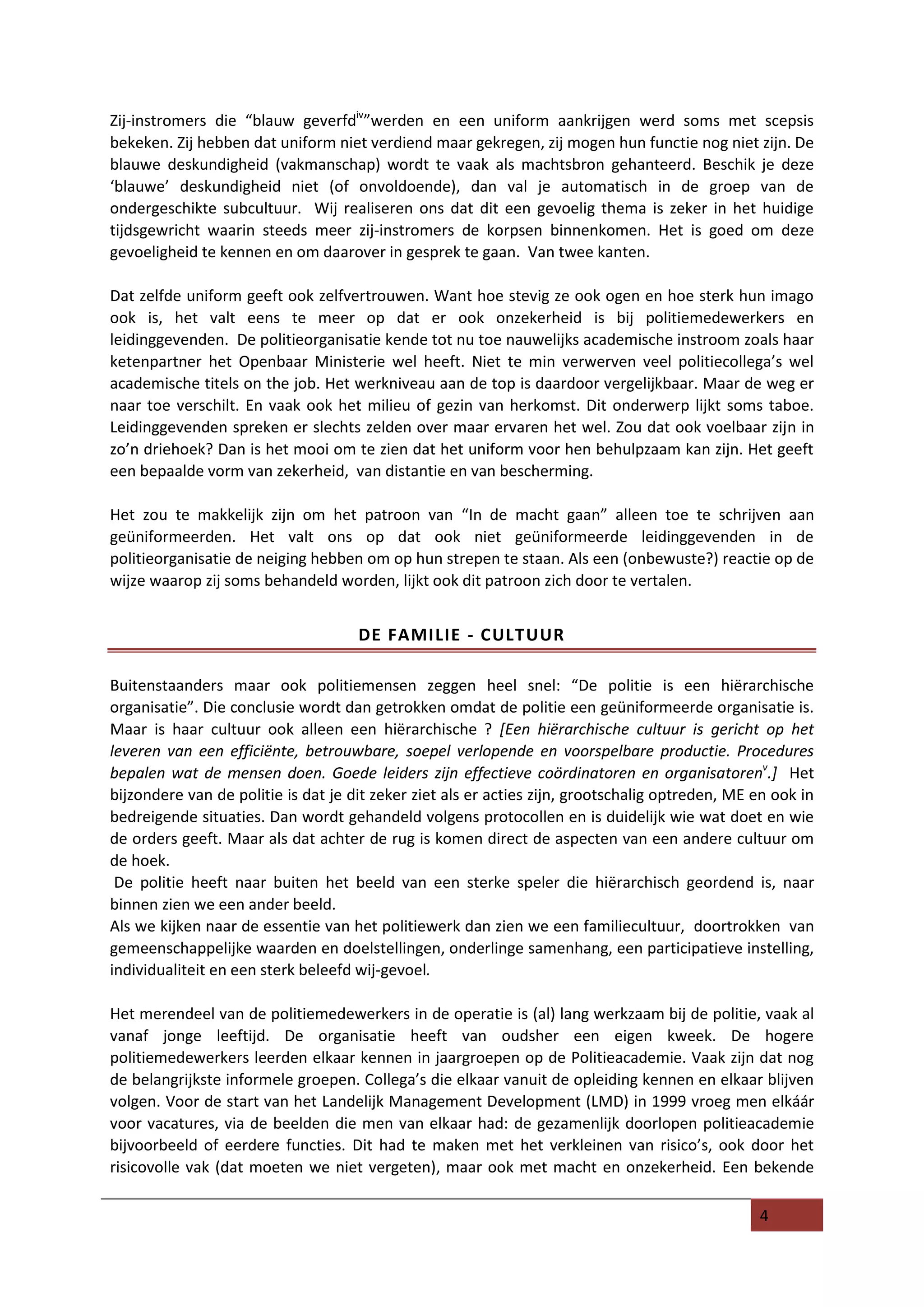 Systemische kijk op de cultuur van de politie | PDF
