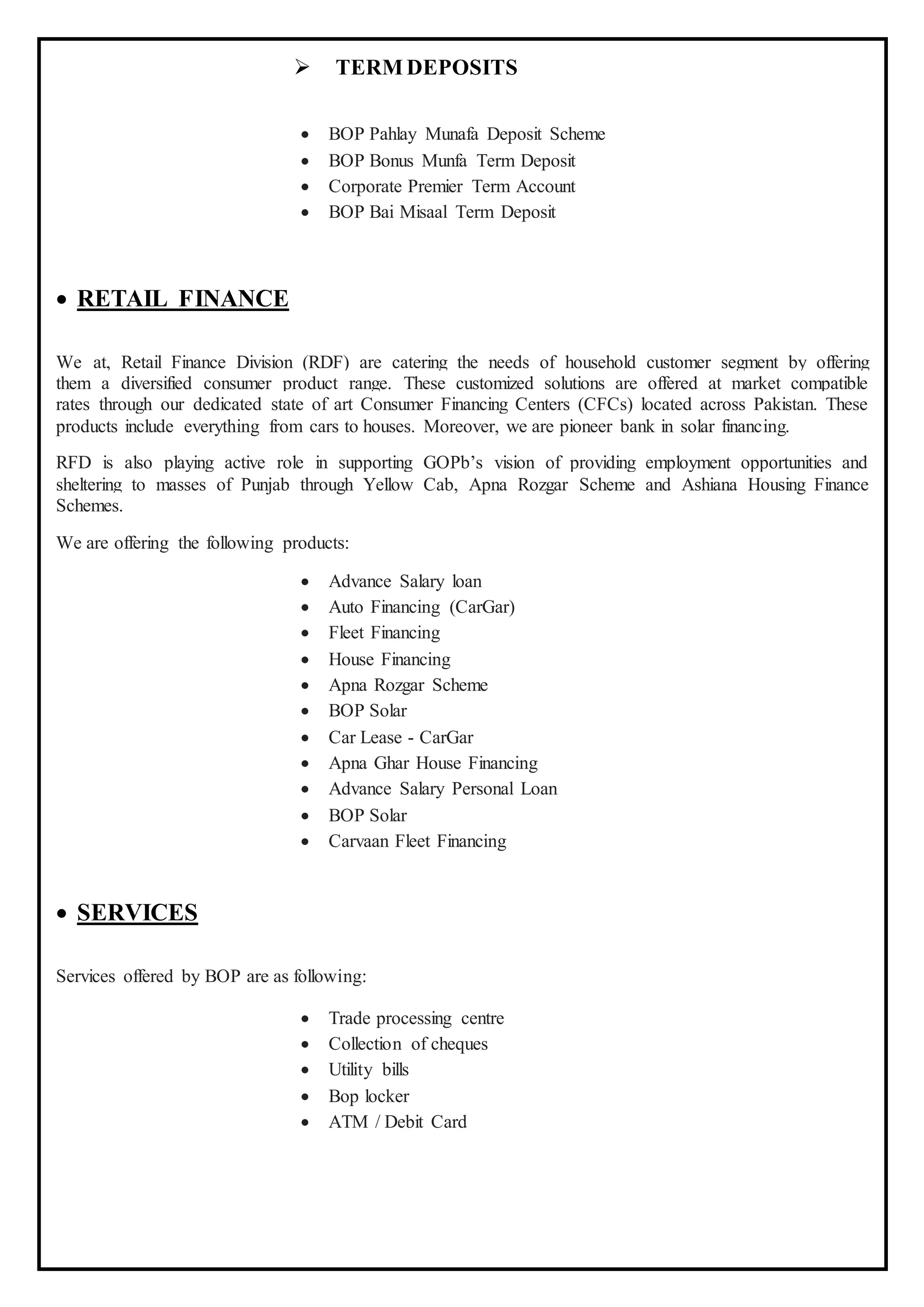 Bank of Punjab | DOCX