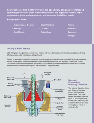 Mbf coal pulverizers foster wheeler | PDF