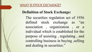 Stock Exchange | PPTX