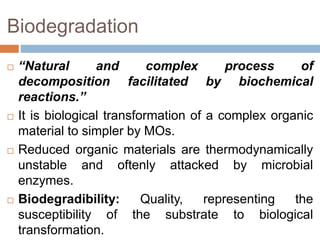 Biodegradation | PPTX