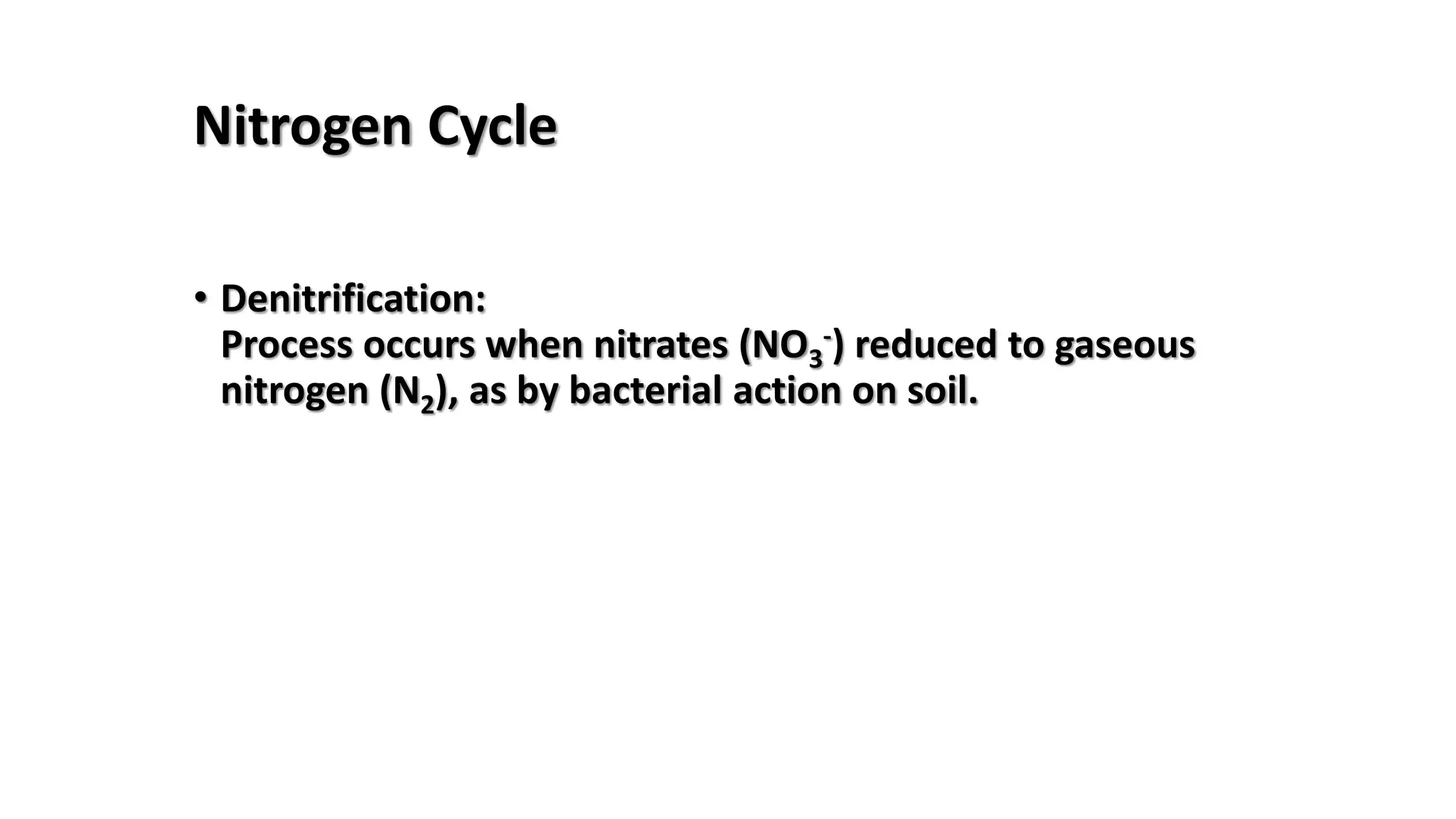 Nitrogen cycle | PPTX
