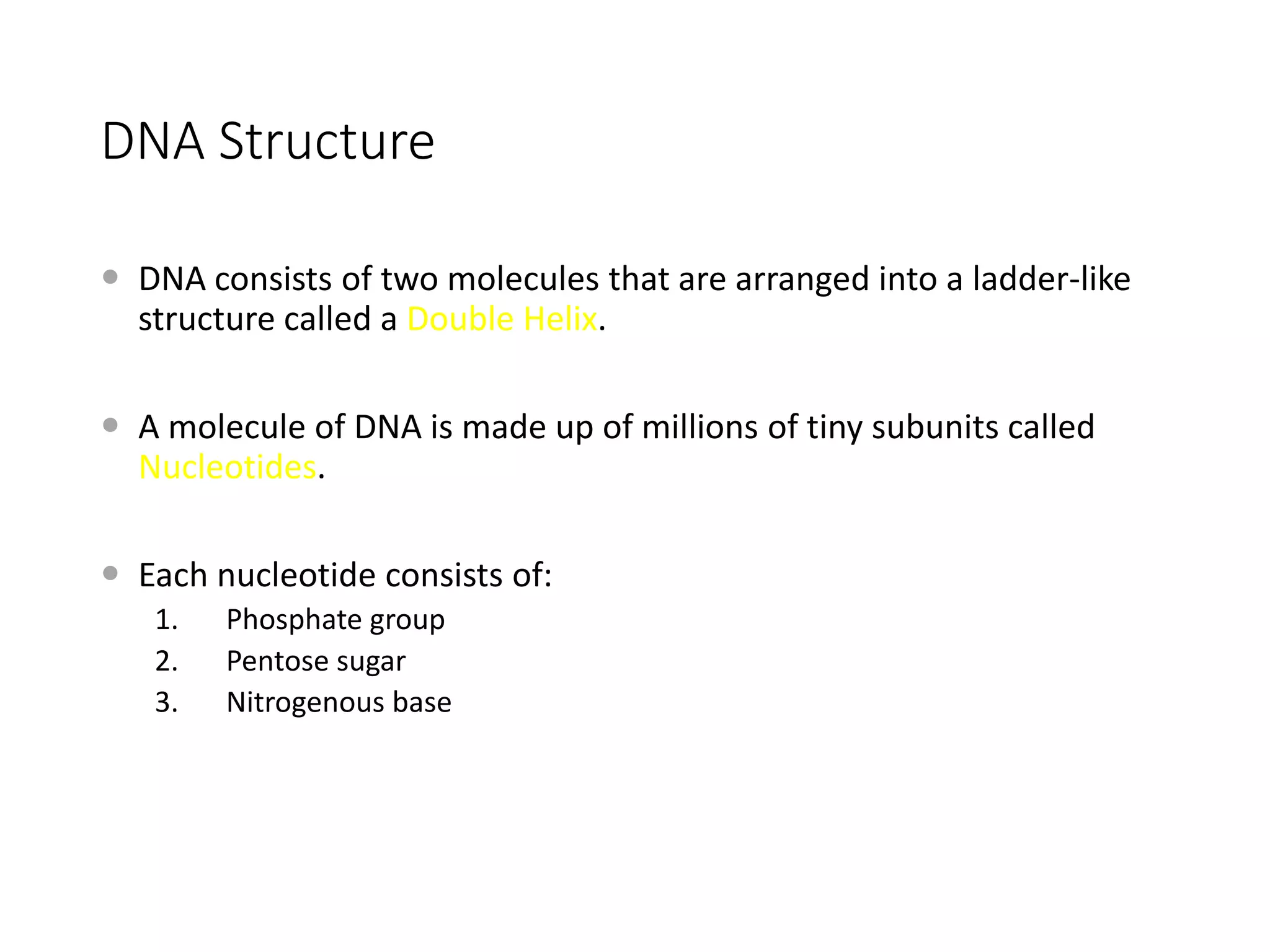 DNA structure | PPT
