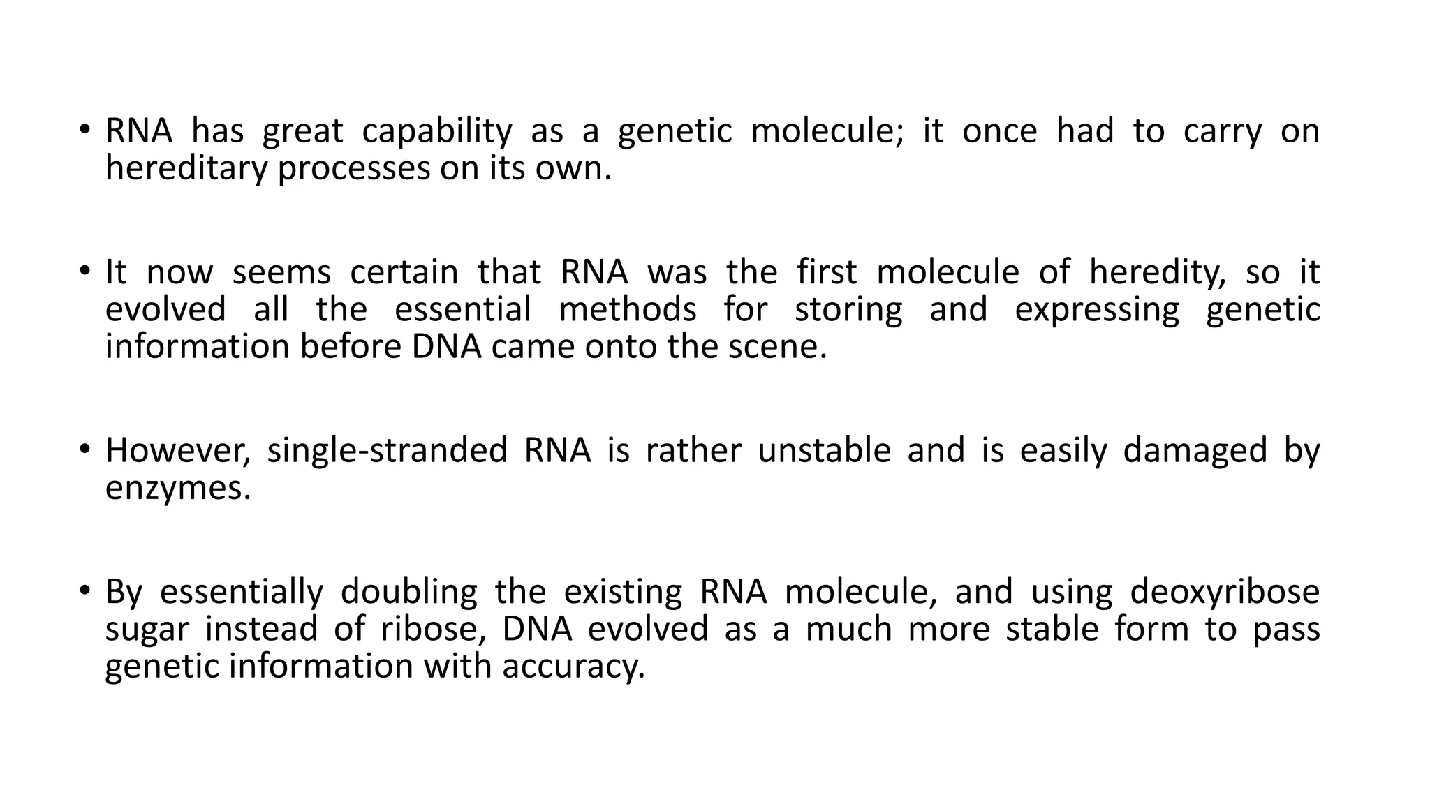 RNA as a genetic material | PPTX