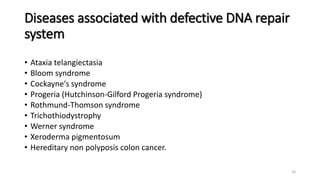 DNA repair mechanism | PPTX