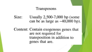 Transposons | PPTX