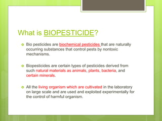 Biopesticides | PPTX
