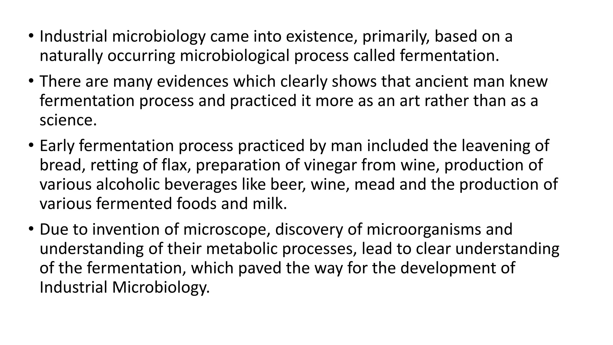 History of microbial biotechnology | PPTX