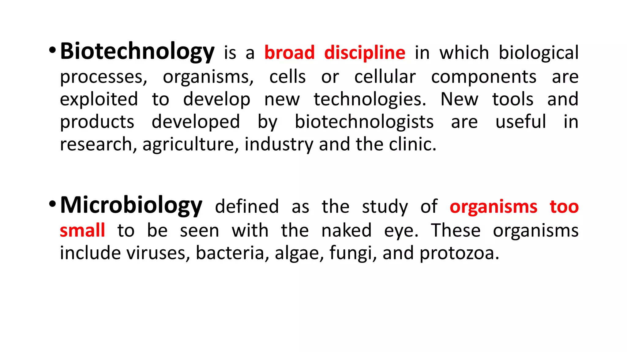 History of microbial biotechnology | PPTX