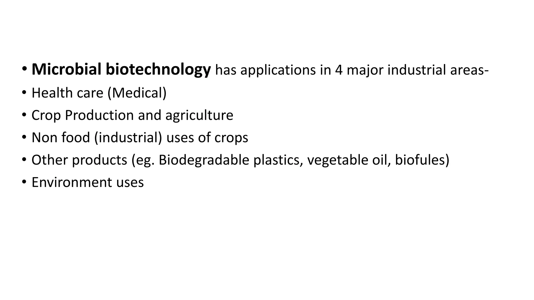 History of microbial biotechnology | PPTX
