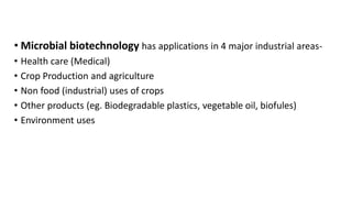 History of microbial biotechnology | PPTX