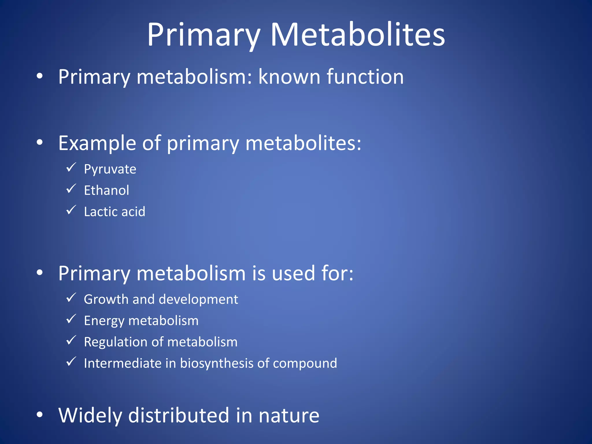 Microbial metabolites | PPTX