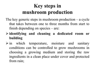 Mushroom cultivation | PPT
