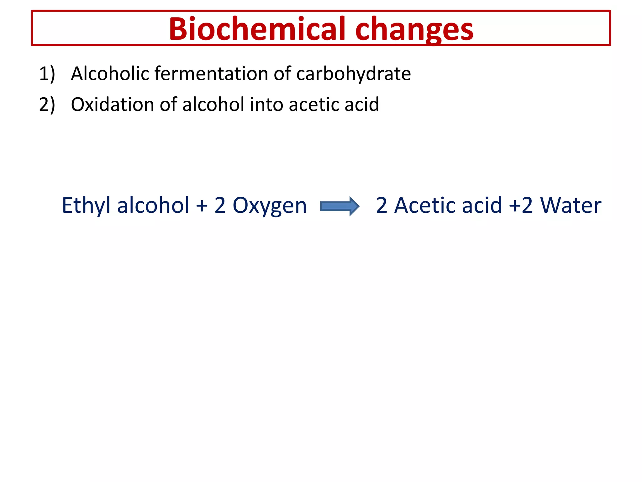 Vinegar (acetic acid) production | PPTX