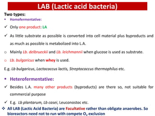 Production of lactic acid | PPTX