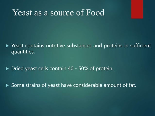 Importance of yeast | PPT | Chemistry | Science