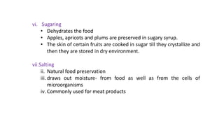 Food preservation methods | PPTX