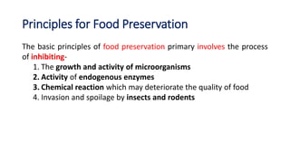 Food preservation methods | PPTX
