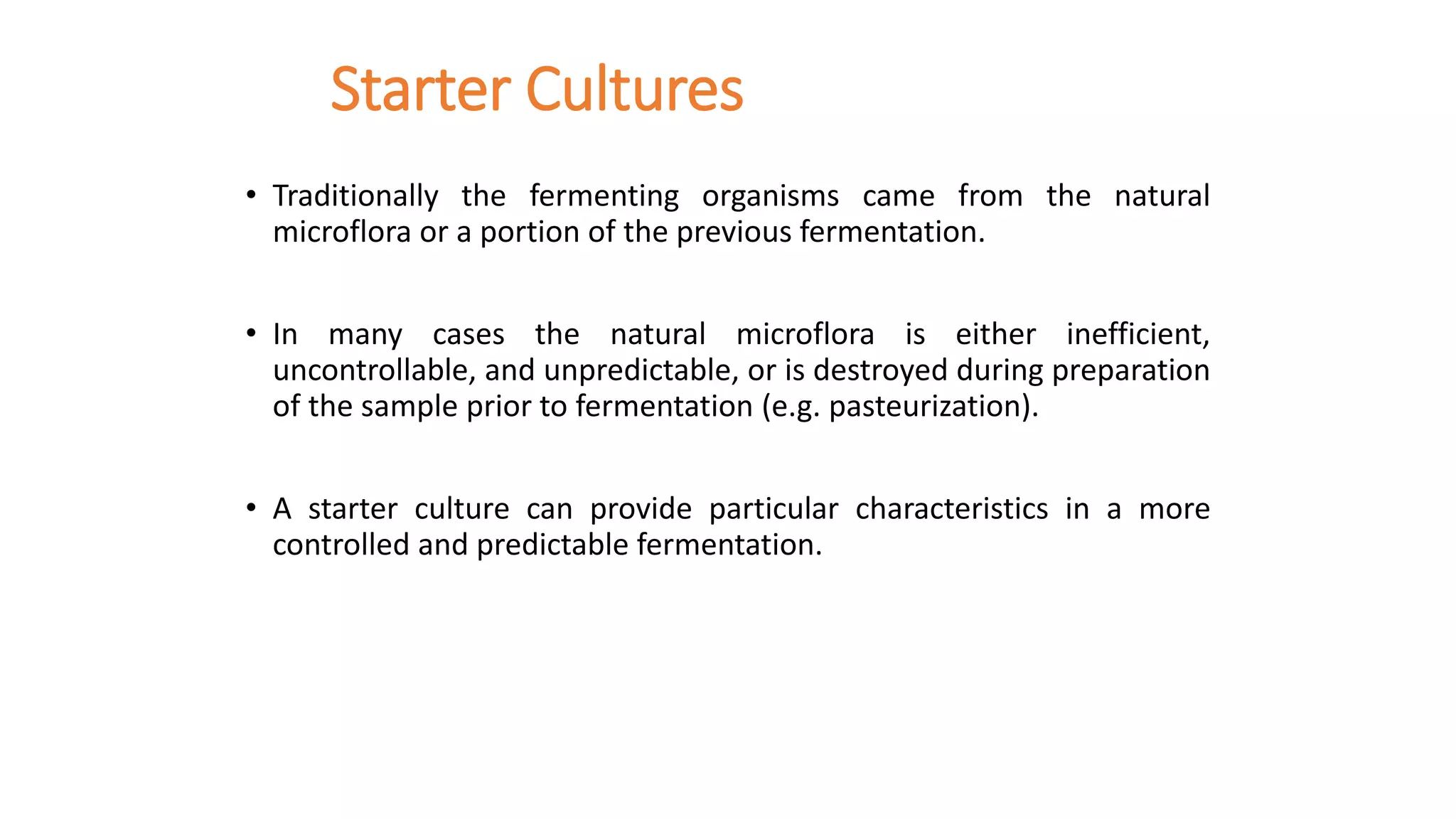 Starter culture | PPTX