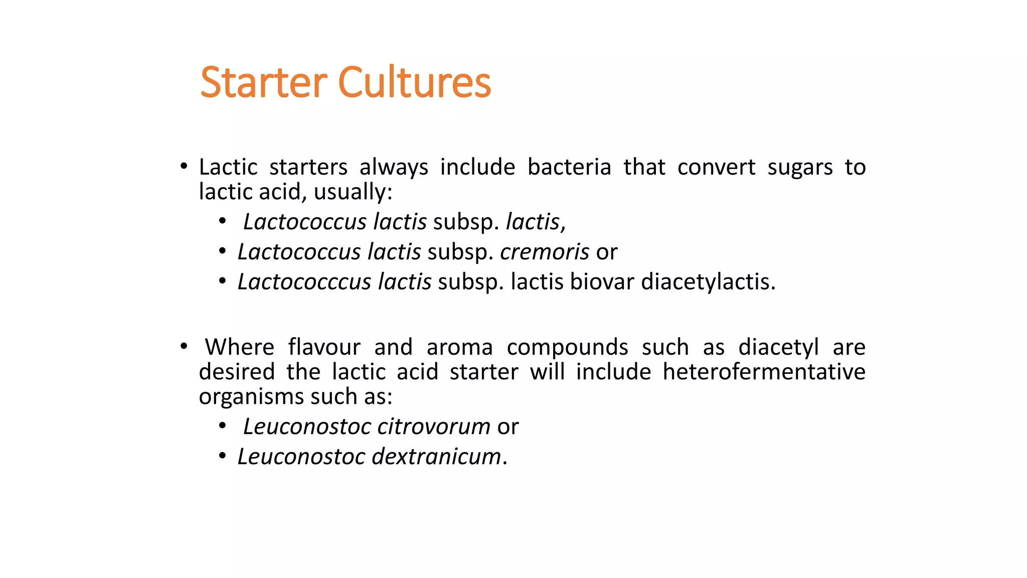 Starter culture | PPTX