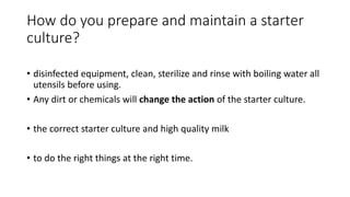 Starter culture | PPTX