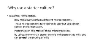 Starter culture | PPTX