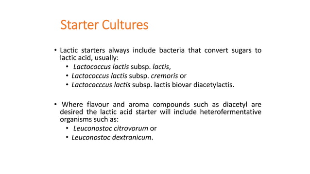 Starter culture | PPTX
