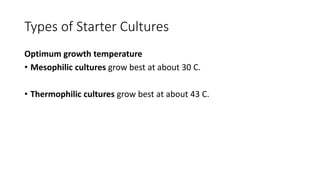 Starter culture | PPTX