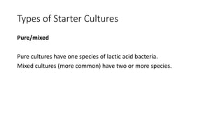 Starter culture | PPTX
