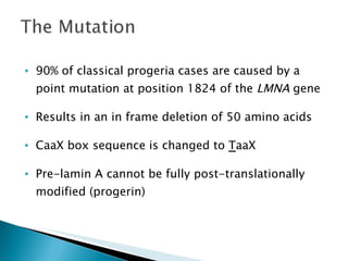 MBG*3050 Progeria Presentation | PPT