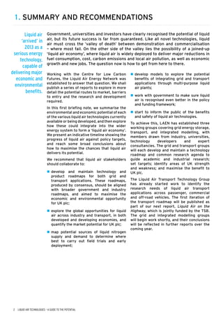 Liquid air-technologies cold economy 2013 | PDF