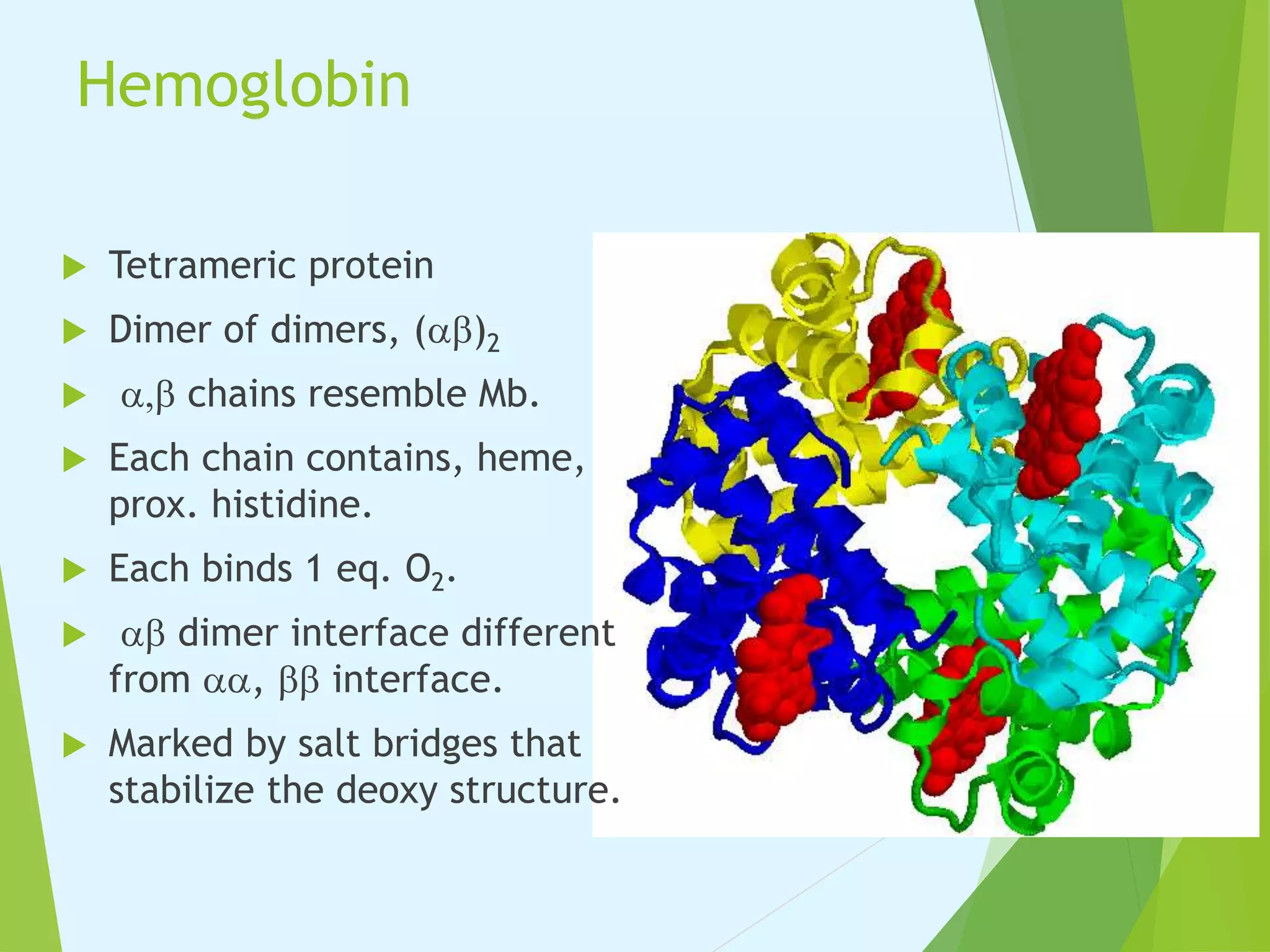 Myoglobin and Hemoglobin | PPT
