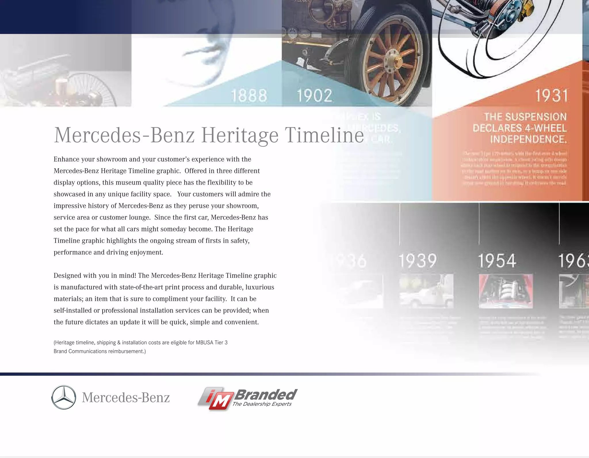 Mercedes-Benz In-Dealership Timeline Product | PDF