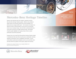 Mercedes-Benz In-Dealership Timeline Product | PDF