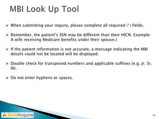 Medicare Beneficiary Identifier (MBI) Tool to Get Paid in 2020 | PPTX
