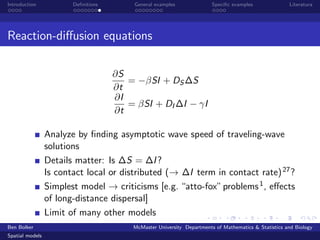 MBI intro to spatial models | PDF
