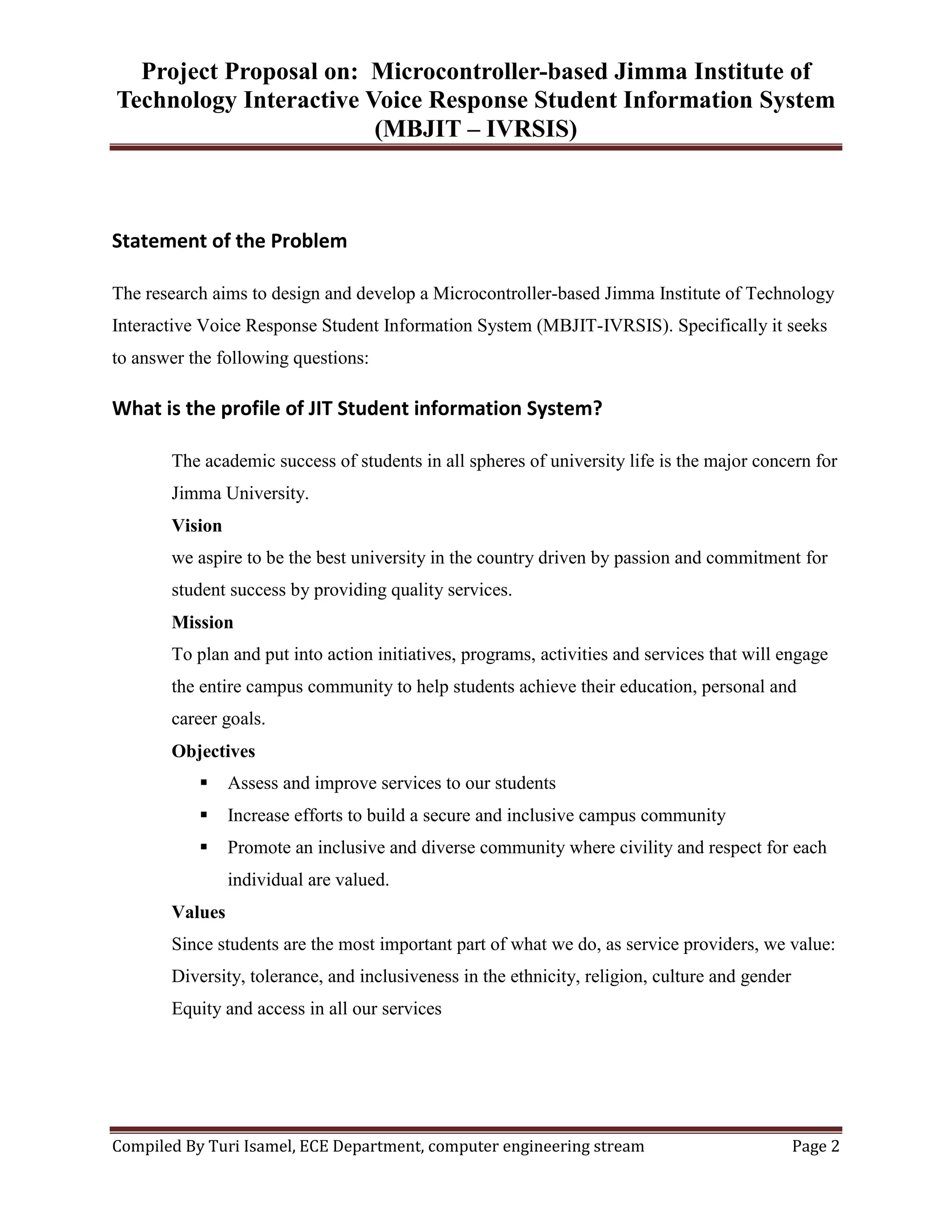Micro-Controller based jimma university Interactive voice response System | PDF | Computing ...