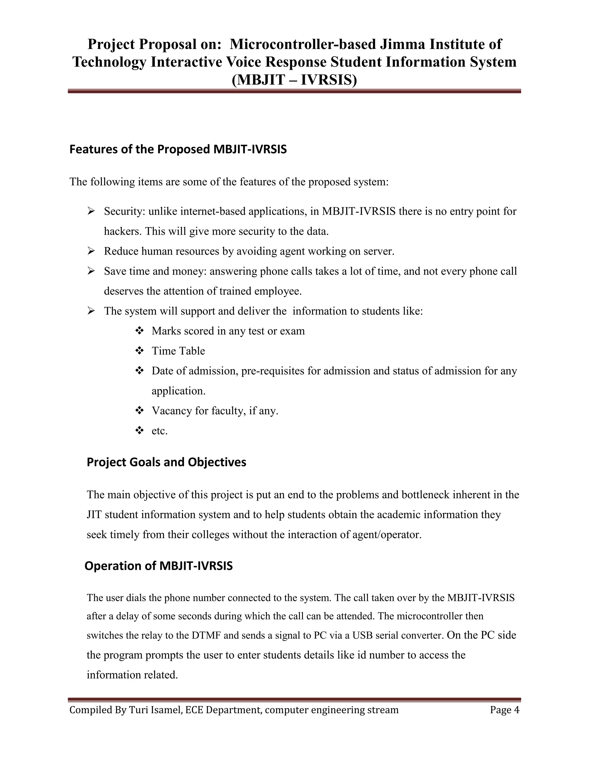 Micro-Controller based jimma university Interactive voice response System | PDF | Computing ...